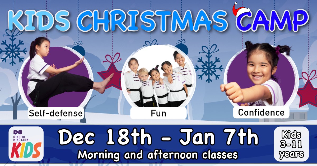 Christmas Camp 2023 - Kung Fu Classes for Kids - Enroll NOW!